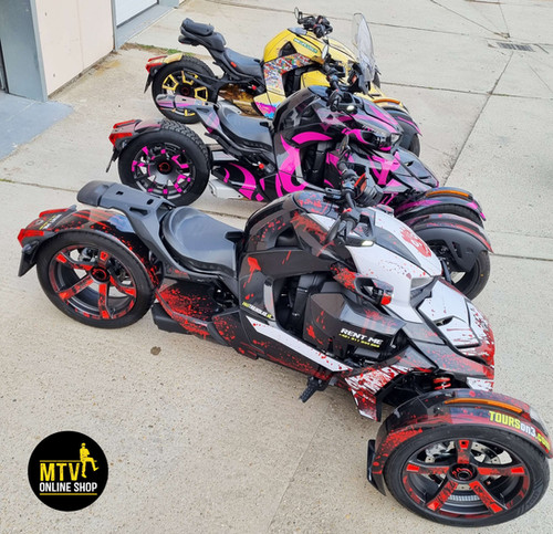 CUSTOM design WRAP by MartinTheVlogger | Can Am Ryker motorcycles design