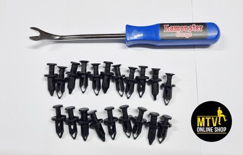 Push Pin Removal Tool & 20 Push Pins - Lamonster Garage | MartinTheVlogger