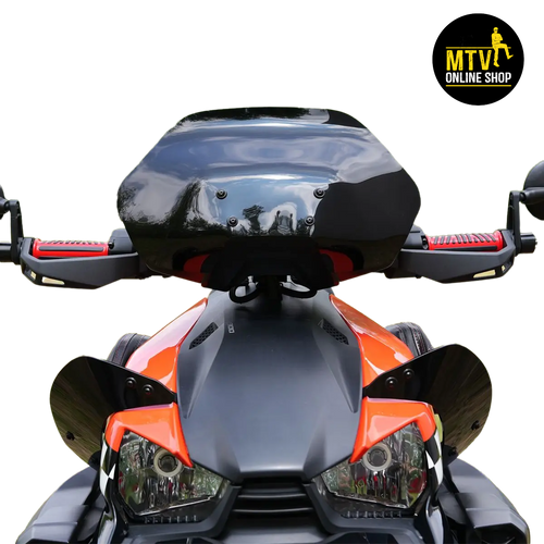 RYKER Robust Aero WindShield (Gloss Black) | MartinTheVlogger