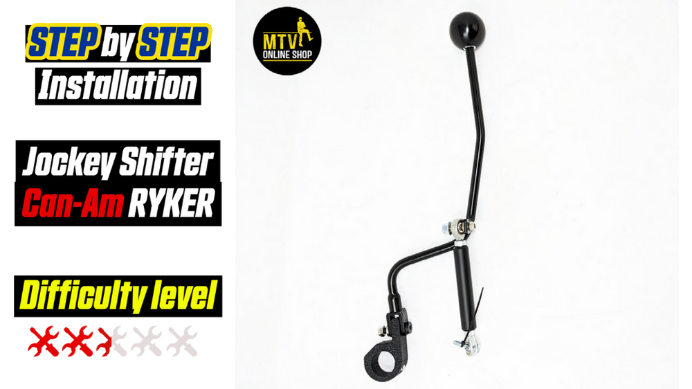 Jockey Gear Shifter Can-Am RYKER Installation & How To ...