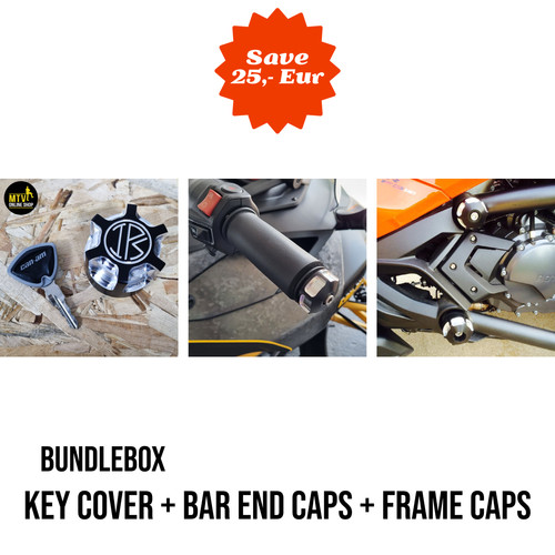 BundleBox IPS Key Cover + Bar End Caps + Frame Caps SPYDER F3 ...