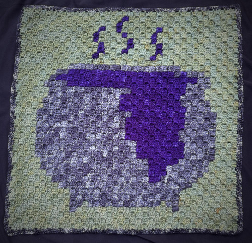 "Bubbling Cauldron C2C Chart" - Digital Pattern | Pine & Cauldron