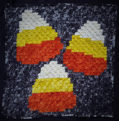 "Candy Corn C2C Chart" - Digital Pattern | Pine & Cauldron