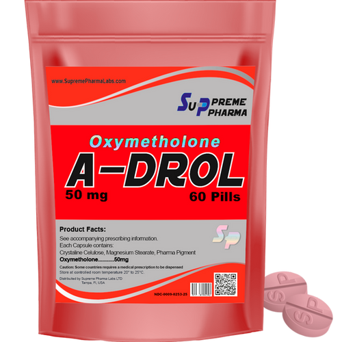 A-DROL (Oxymetholone) ANADROL 50mg | Supreme Pharma