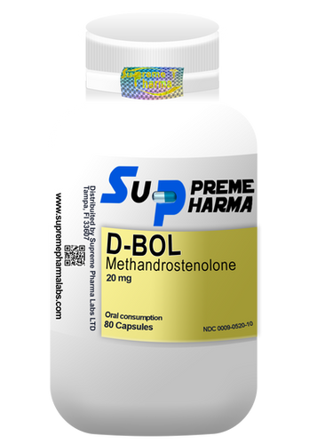 D-BOL DIANABOL METHANDROSTELONE 20mg (80Caps) | Supreme Pharma