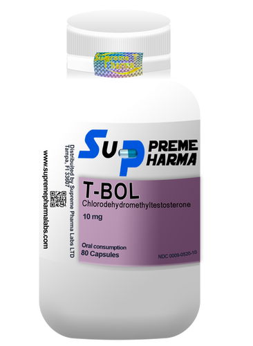 T-BOL TURINABOL 10mg (80Caps) | Supreme Pharma
