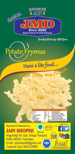 FRYUMS POTATO APPLE150g | Jain Shopee