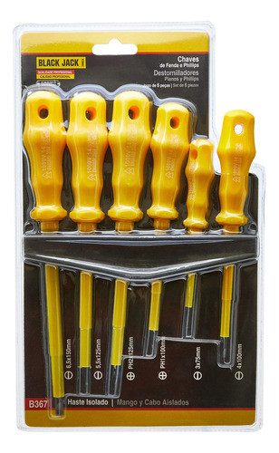 Kit destornilladores aislados 6 piezas electricista 1000v | Gadol