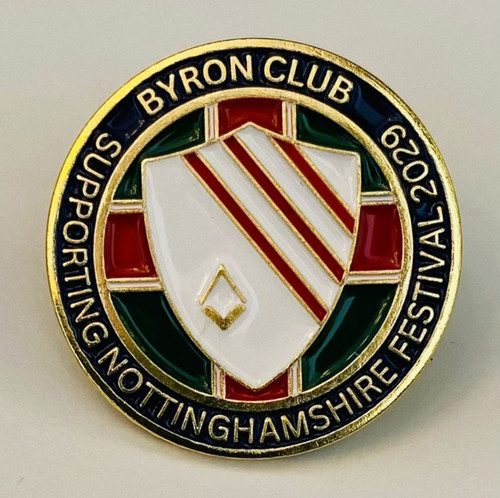Byron Club Festival support pin badge | Fest2029