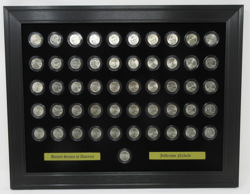 50 Jefferson Nickel Coin Frame | Games And Frames