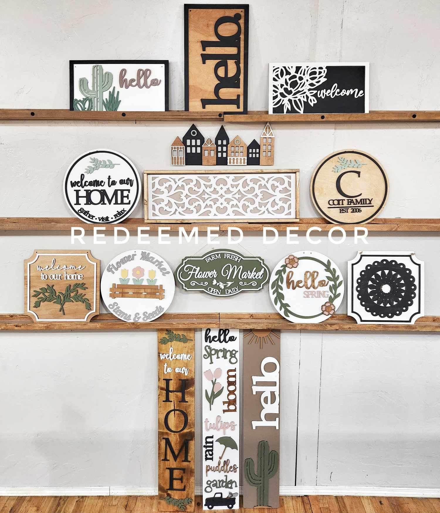 Everyday & Spring Signs Workshop | Redeemed Decor