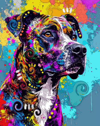 The Far Away Brindle Mini Print (Ltd. Edition) | Dean Russo Art