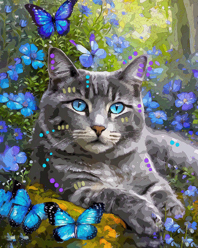 The Lazy Butterfly Dreamer Mini Print (Ltd. Edition) | Dean Russo Art