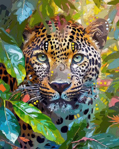 The Disappearing Leopard Mini Print (Ltd. Edition) | Dean Russo Art