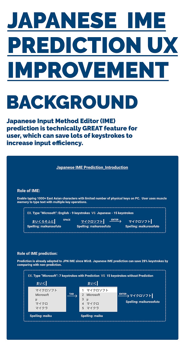 JAPANESE IME PREDICTION | design