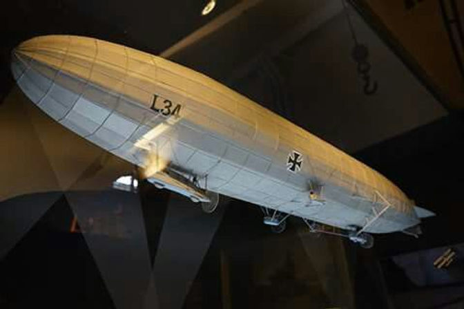 Shooting Down of Zeppelin L-34 | photojournalism