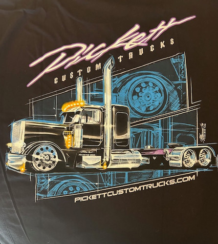 Pickett Custom Trucks 359 Peterbilt Trucker Tshirt | Pickett Custom Truck