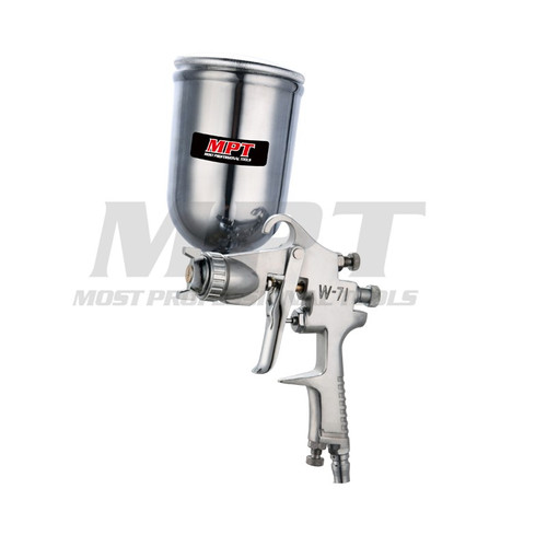 Spray Gun Professional Gravity Feed 1/4" Adjustable Pattern | mpt-tools