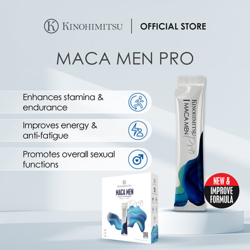 Kinohimitsu Maca Men Pro 15's for Men's Health | MaNaStore