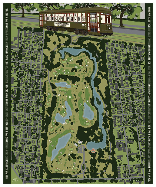 Golf Maps | Out & In Golf Design Studio