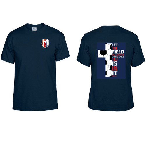 FC Montgomery Cross Navy Tee | Soccer Nation
