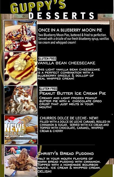 Bemus Point, Ny Food Menu | Guppy's Restaurant & Tavern | Bemus Point ...