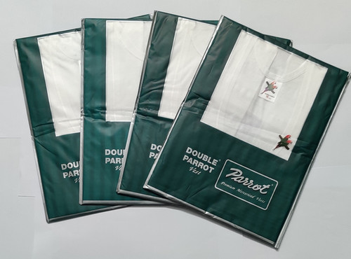 DOUBLE PARROT Men Vest (Pack of 4) | Inner'z