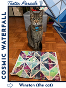 Cosmic Waterfall | Sewing Through Fog