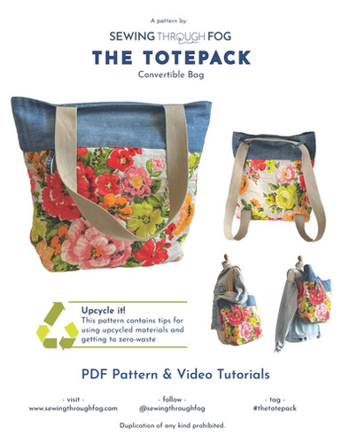 The Totepack Pattern & Video Guide | Sewing Through Fog