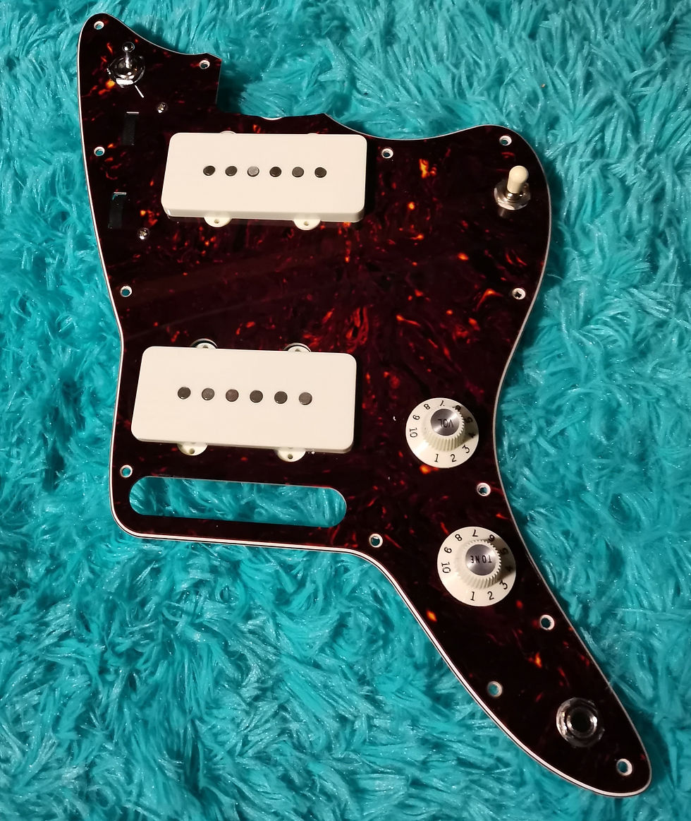 Genuine Fender loaded pickguard USA Pure Vintage 65 Jazzmaster pickups ...