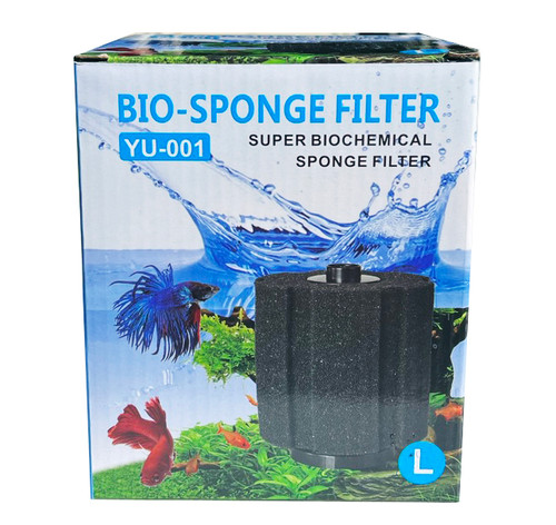 Bio Sponge Filter for Aquarium Fish & Shrimp / Fry, Tank Up to 60 Gal ...