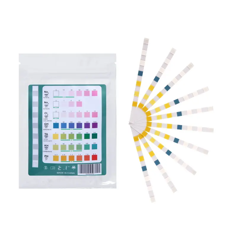 25pcs 7 In 1 Test Strips, Aquarium Test Strips For Freshwater And ...