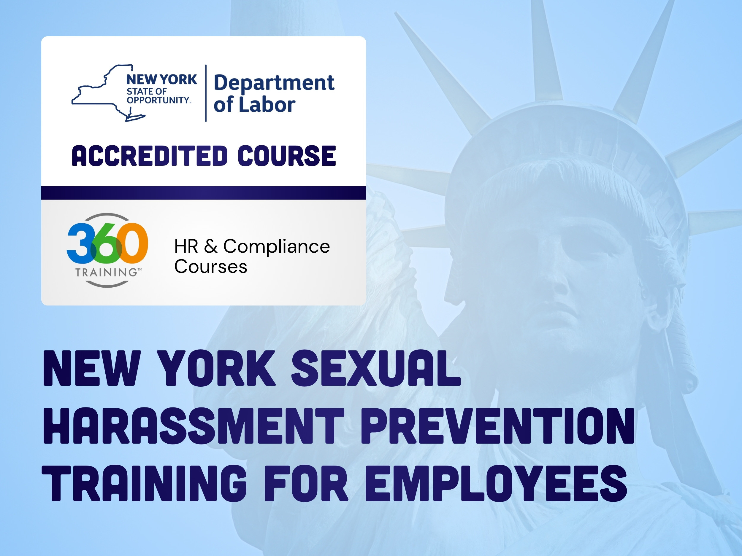New York Sexual Harassment Prevention Training for Employees Certified Package | Learn Brands