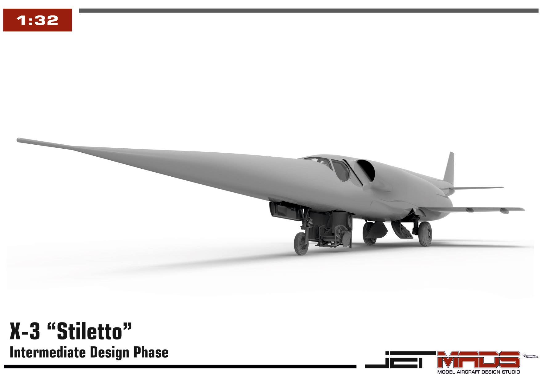 Jetmads - 1:32 Douglas X-3 Stiletto - LSP Discussion - Large Scale Planes