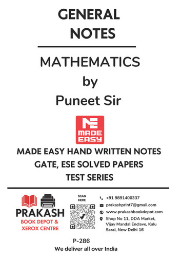 Engineering Mathematics Notes by Puneet Sir - Made Easy | Prakash Book ...