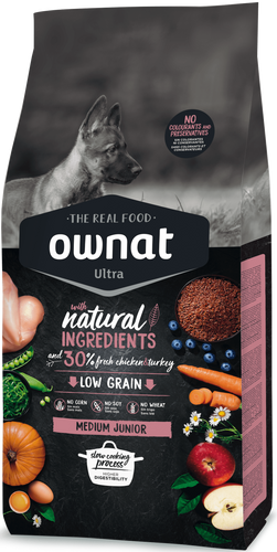 Ownat Medium Junior 20 kg | K-9 SHOP