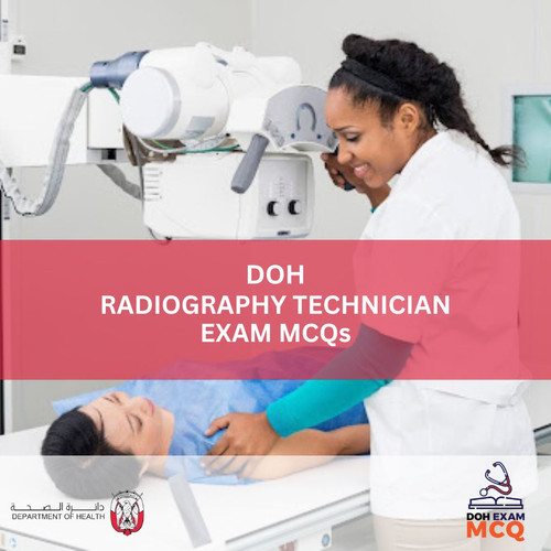 DOH Radiography Technician Exam MCQs | pearson-prometric