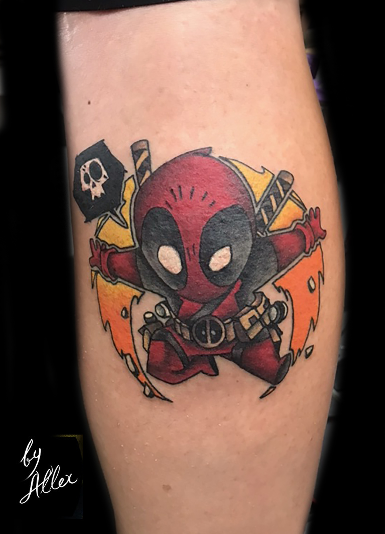 m-tattoo , inkhouse, geel