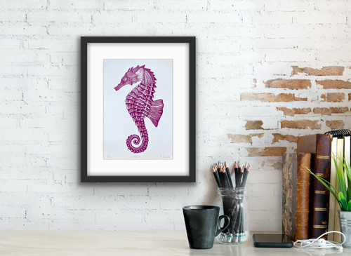 Seahorse | Amy Cundall Art