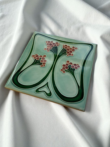 Art Nouveau No.10 Design Image Reproduction Ceramic Wall Tile | Atomic ...