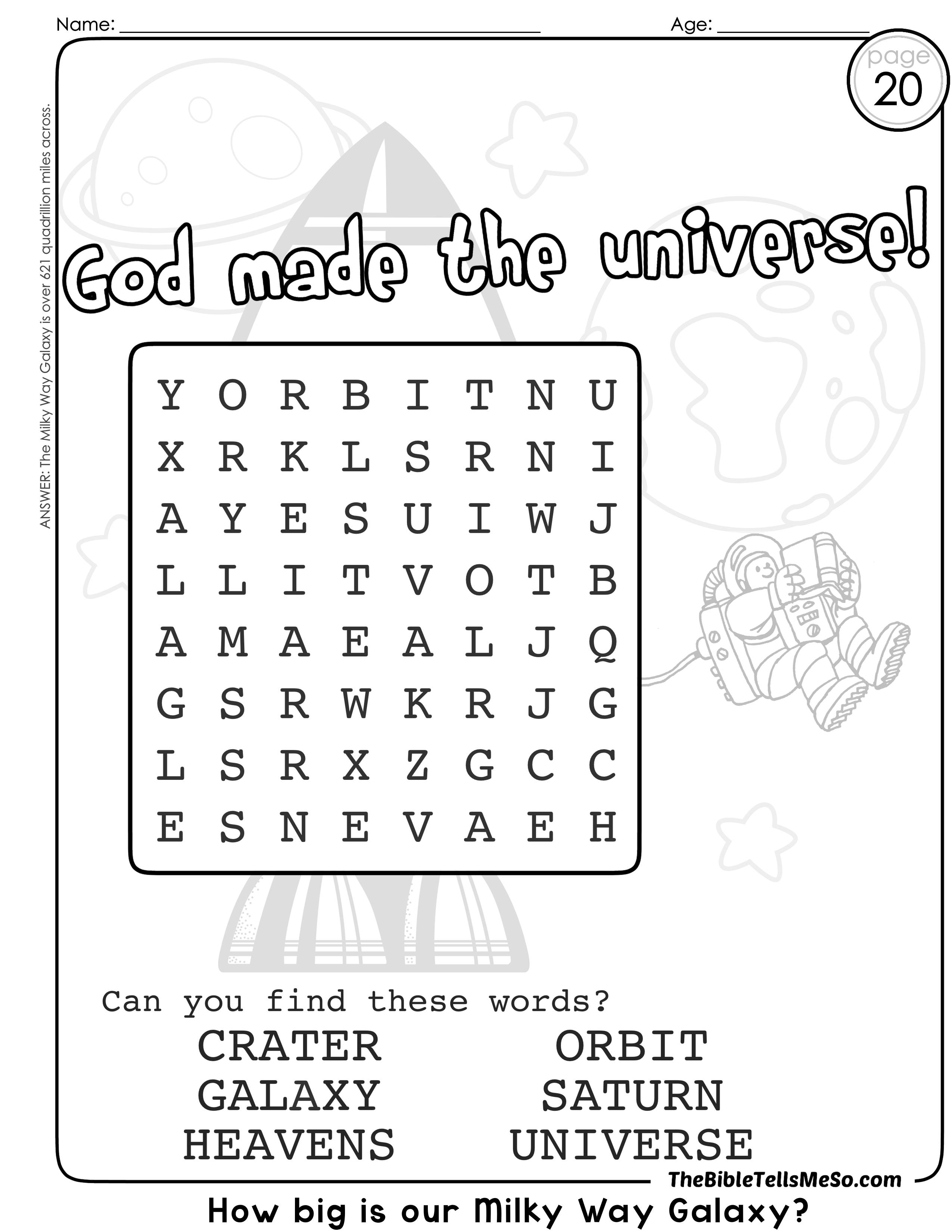 Coloring | The Bible Tells Me So