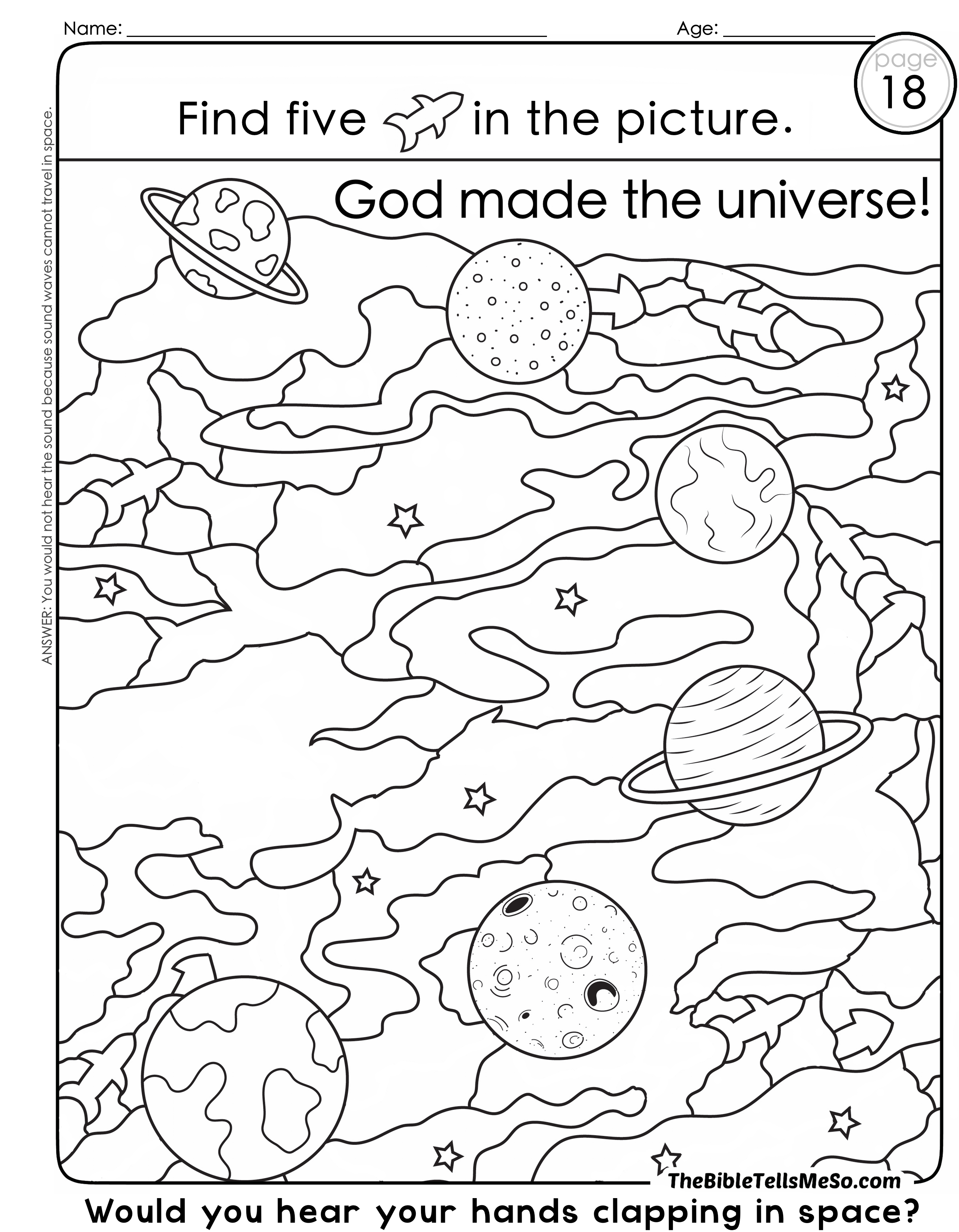 Coloring | The Bible Tells Me So