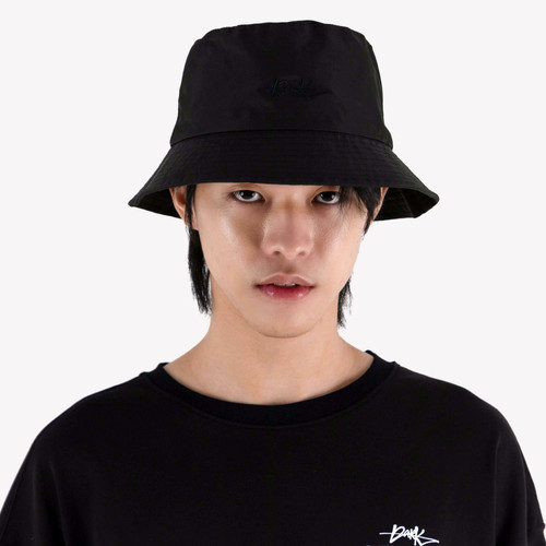 OUTOFTHEDARK PROJECT 01: SHADOW - BLACK / REVERSIBLE NYLON BUCKET HAT ...