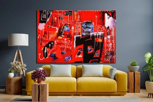 Red - Basquiat | Canvas Castle