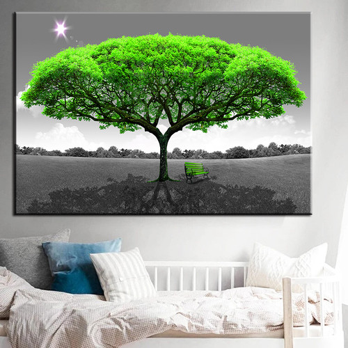 Green Tree | Canvas Castle