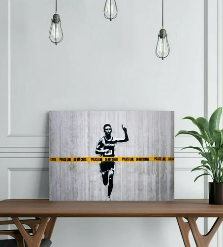 Run - Banksy | Canvas Castle