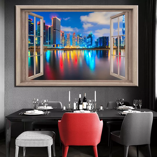 City Life Window | Canvas Castle