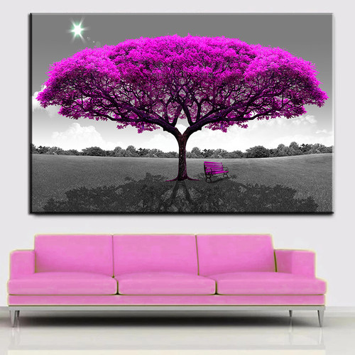 Pink Tree | Canvas Castle