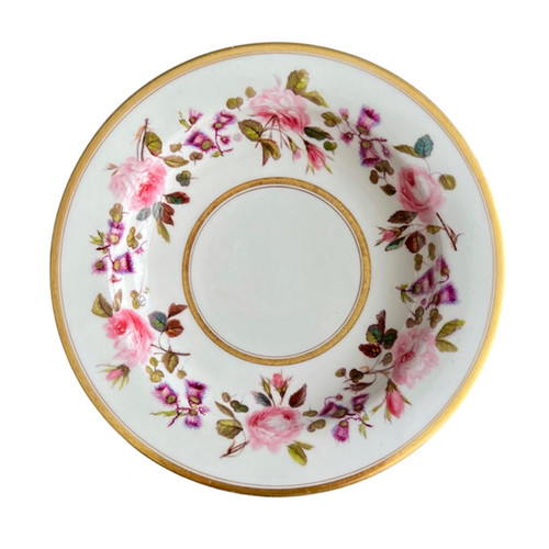 Flight Barr & Barr berry bowl, roses and thistles by W. Billingsley ...