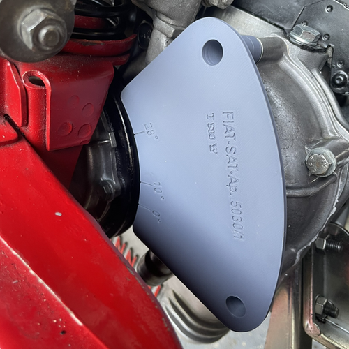 Ignition Timing Plate 3D File SAT-Ap. 5030/1 | The 500 Workshop